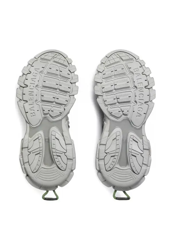 Balenciaga Track Trail Laces Trainers In /yellow/white/navy - Grey