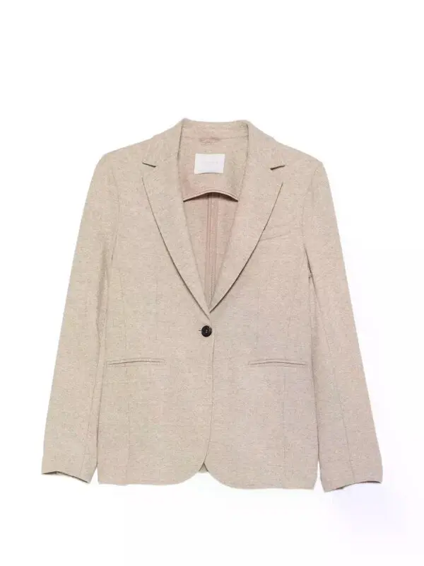 CIRCOLO 1901 Long-sleeves V-neck Blazer - Neutrals