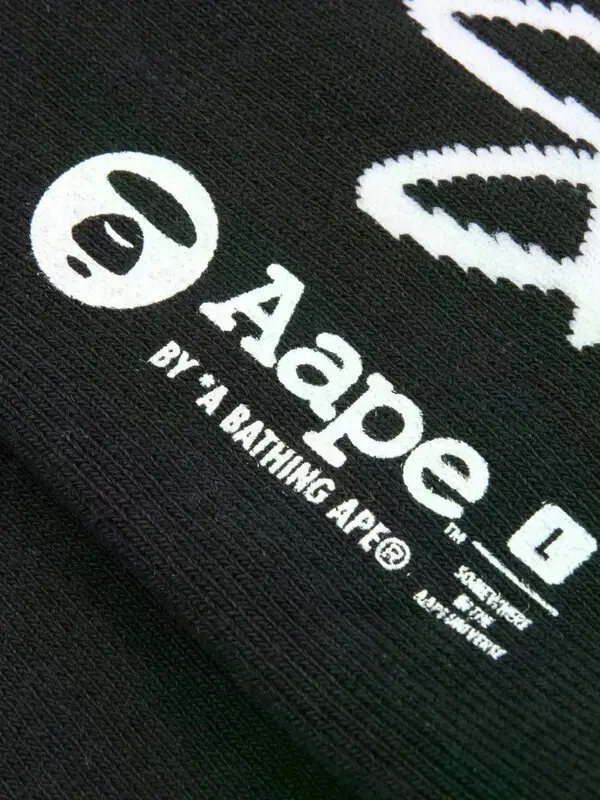 AAPE BY *A BATHING APE Moonface Logo Socks