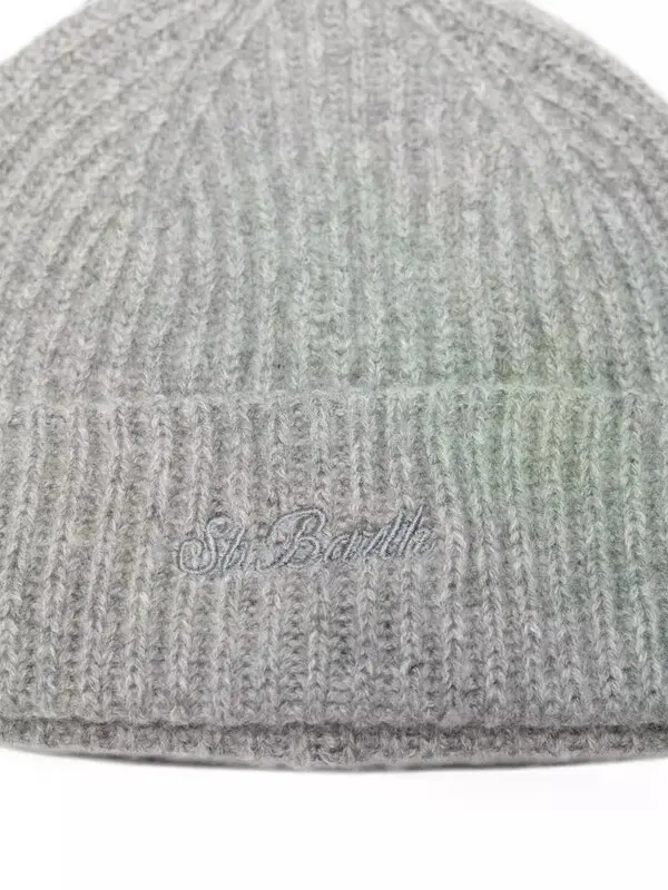 MC2 SAINT BARTH Wengen Ribbed-knit Cashmere Beanie Hat