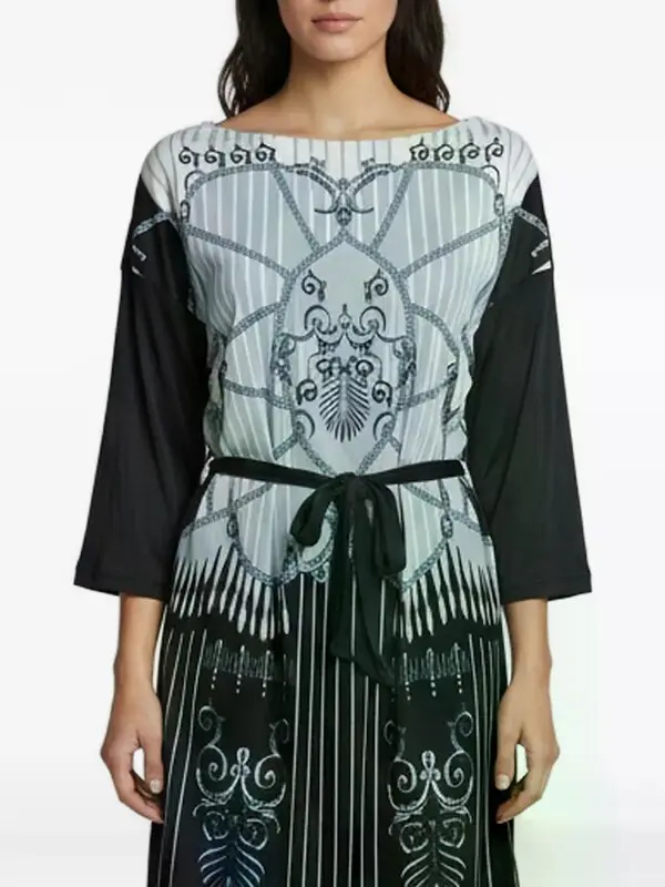 Versace Barocco Chain-print Mini Dress