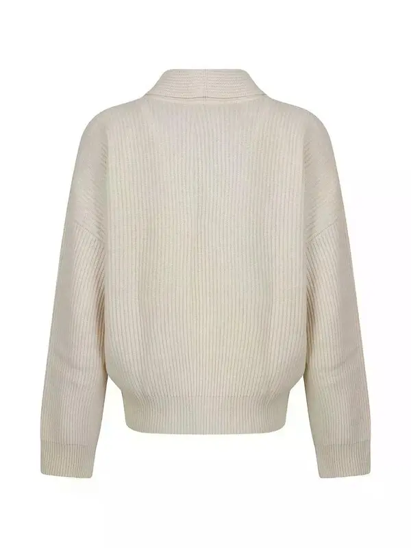 Brunello Cucinelli Ribbed-knit Cardigan - Neutrals