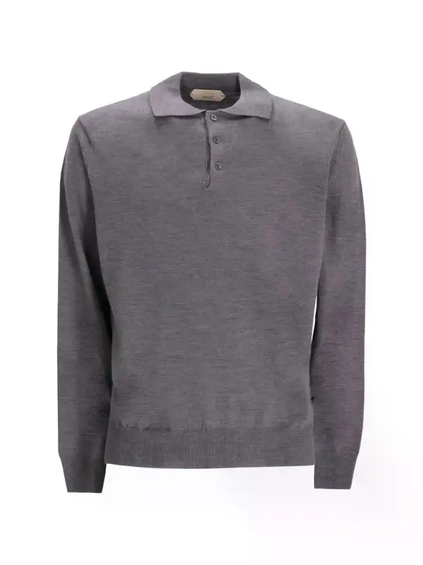AURELIEN Long-sleeve Polo Sweater