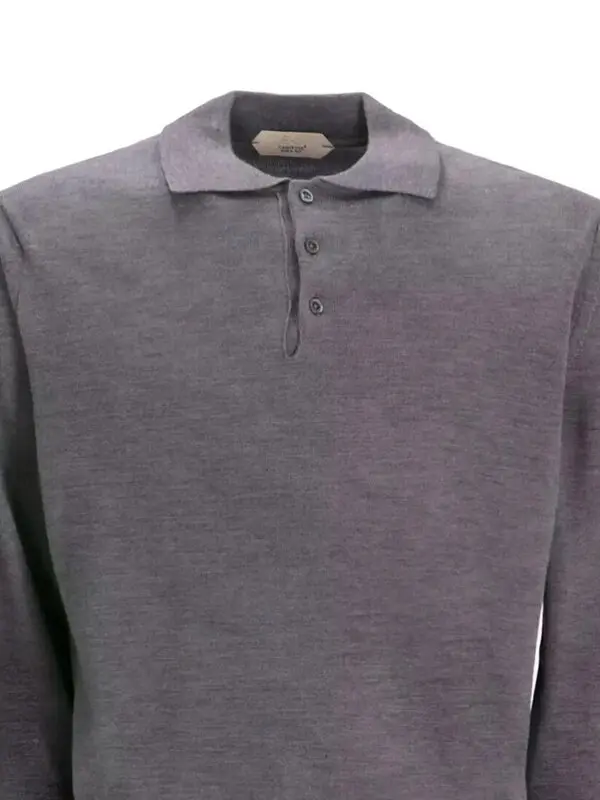 AURELIEN Long-sleeve Polo Sweater
