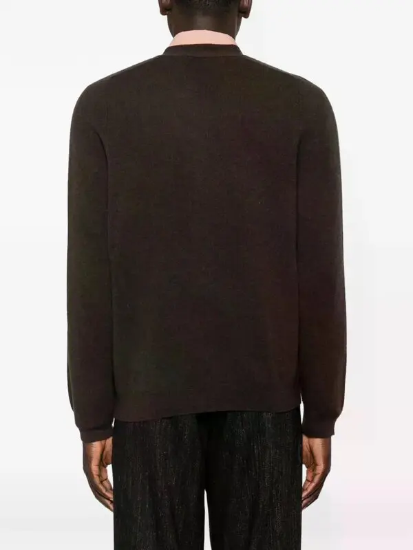 AMARANTO Button-up V-neck Cardigan