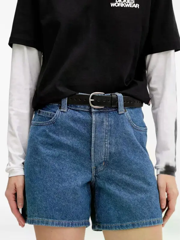 Dickies 984 Logo-patch Denim Shorts