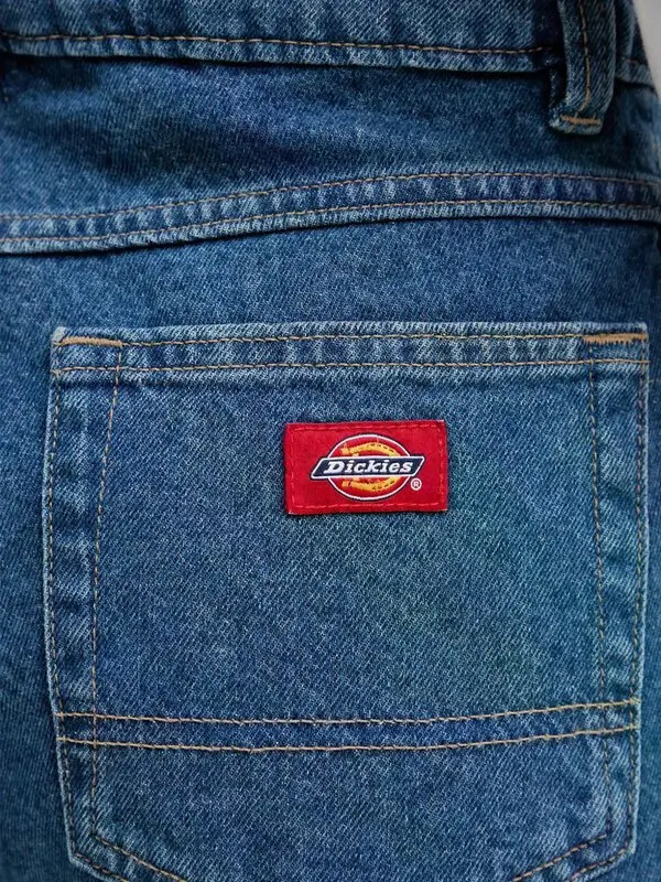 Dickies 984 Logo-patch Denim Shorts