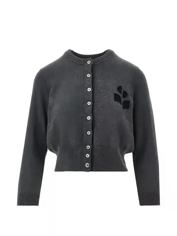 MARANT ETOILE Logo-embroidered Button-up Cardigan
