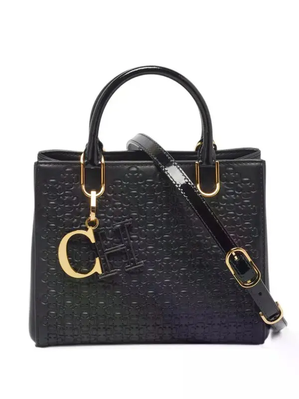 Carolina Herrera Small Duchess Rosetta Insignia Tote Bag