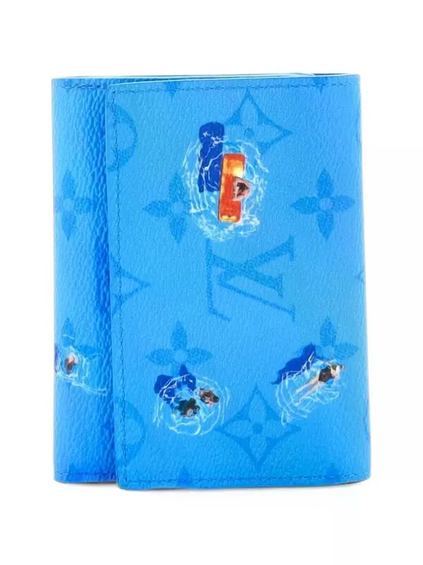 LOUIS VUITTON Victor Wallet Limited Edition Monogram Sports Canvas Small Wallets - Blue