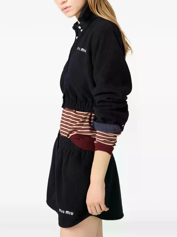 Miu Miu Fleece Miniskirt
