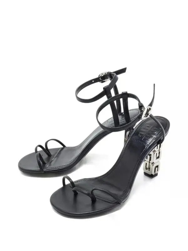 Givenchy G Cube Ankle Strap Heeled Sandals