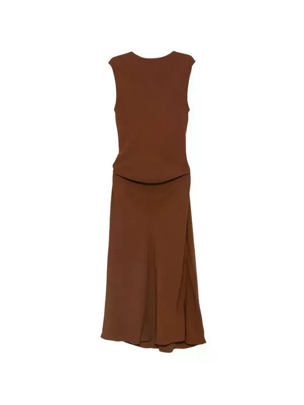 SEMICOUTURE Twist-detail Sleeveless Dress