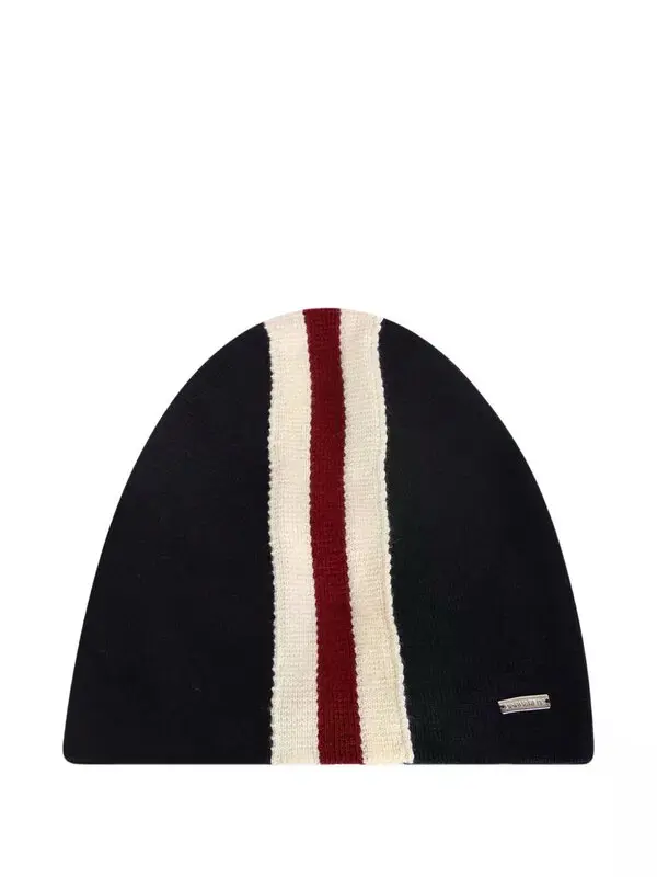 Dsquared2 Stripe-detail Beanie Hat - Blue
