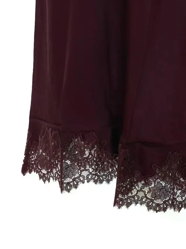 Rixo Matilde Lace-trim Midi Skirt