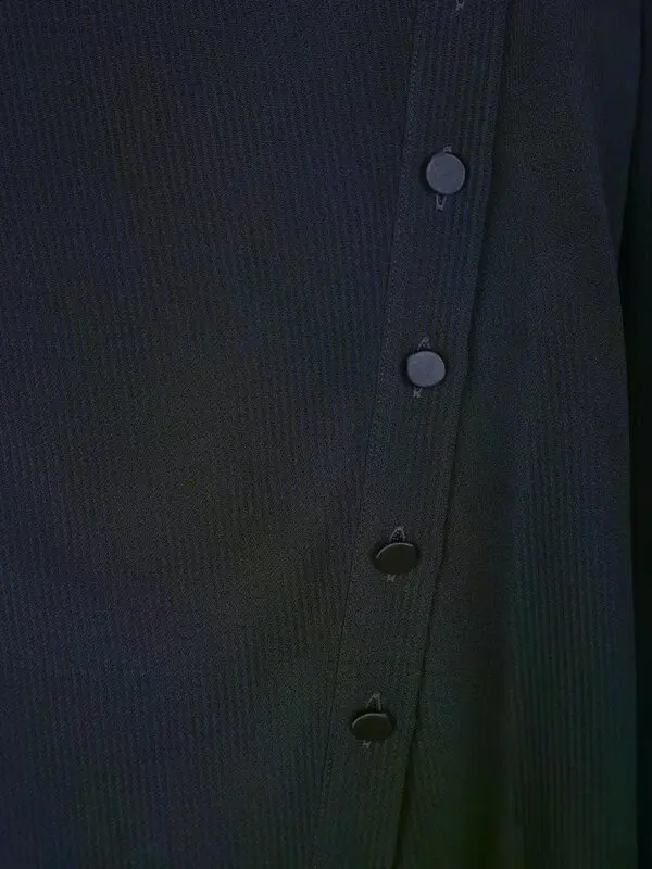 Emporio Armani Canneté Fabric Blouse Signature Capsule