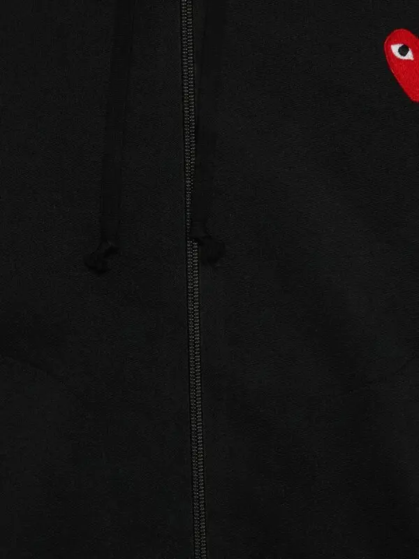 Play Comme Des Garcon Zip-up Hoodie