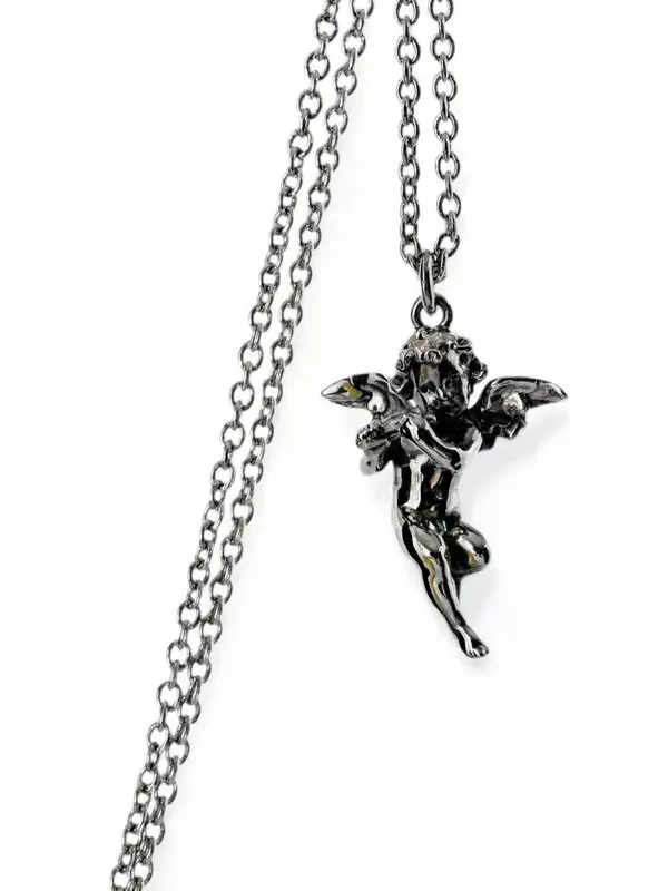 VIVIENNE WESTWOOD Cherub Pendant Necklace - Silver