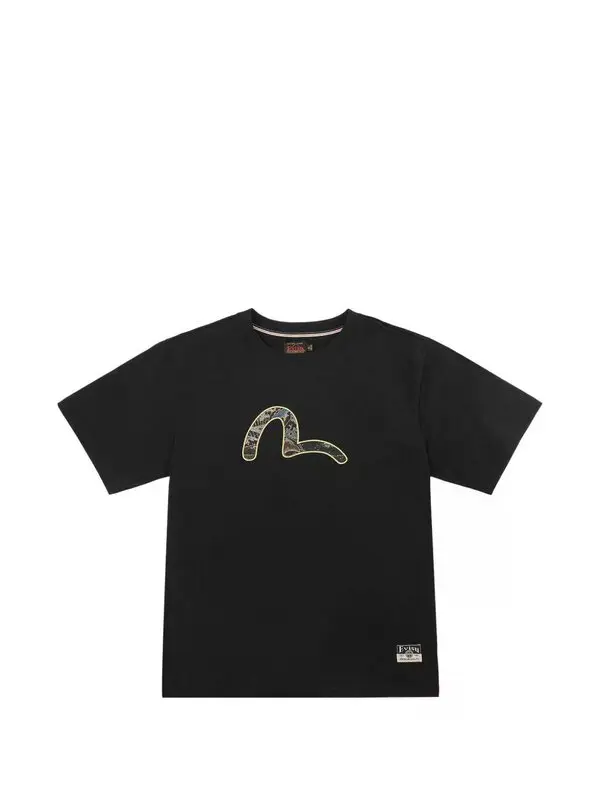 EVISU Brocade Seagull-print T-shirt