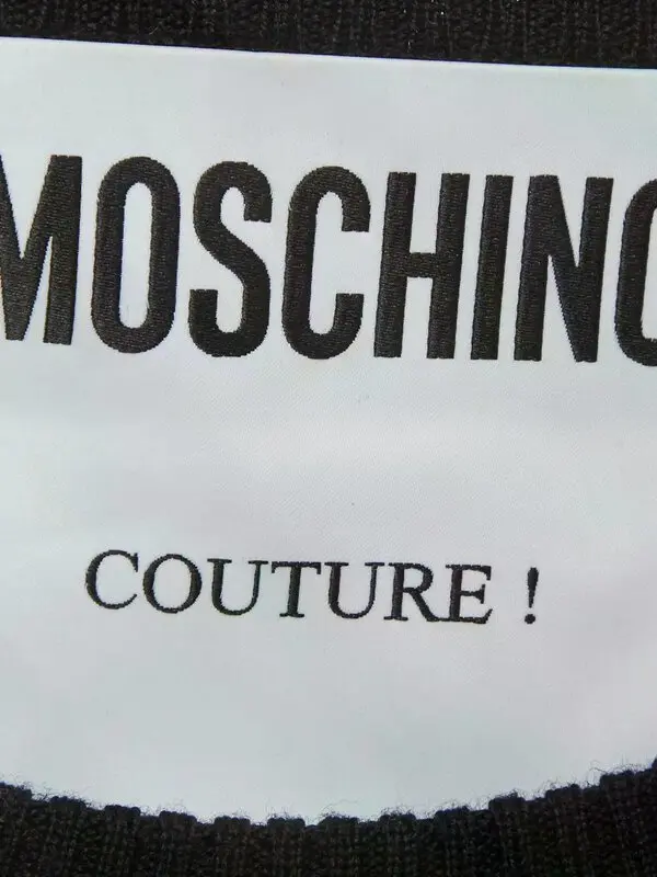 Moschino Teddy Bear Intarsia-knit Sweater