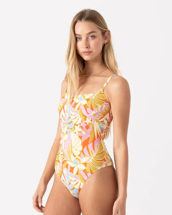 Roxy Tropicool Low Back One Piece Swimsuit