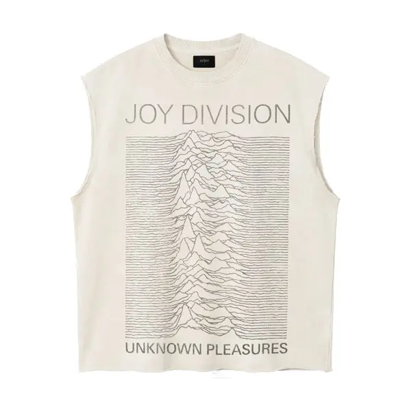 OTHER UK Joy Division Raw Edge Sweatshirt - White