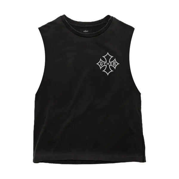 OTHER UK Icon Vintage Issue Tank Worn - Black