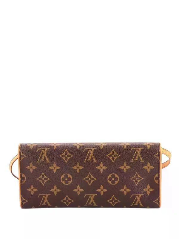 LOUIS VUITTON Twin Handbag Monogram Canvas Gm Crossbody Bag