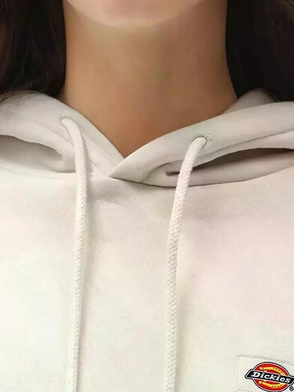 Dickies Logo-patch Cropped Hoodie