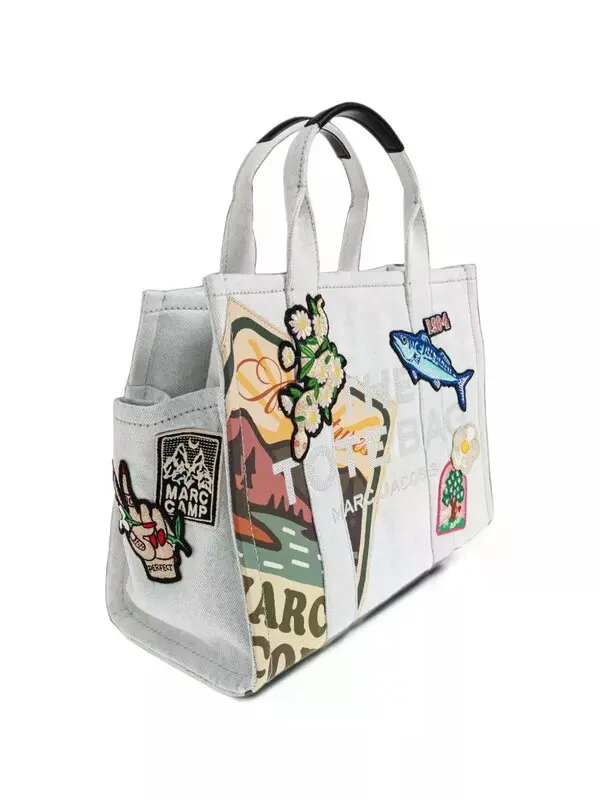 Marc Jacobs The Camp Patchwork Denim Medium Tote Bag