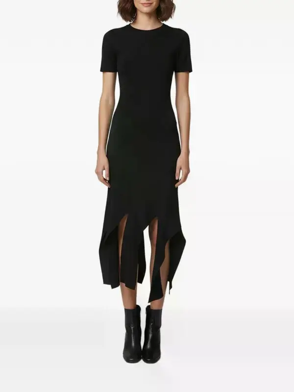 Stella McCartney Rib-knit Asymmetric Dress