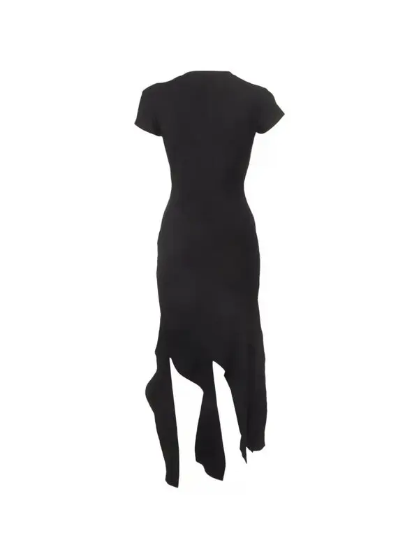 Stella McCartney Rib-knit Asymmetric Dress