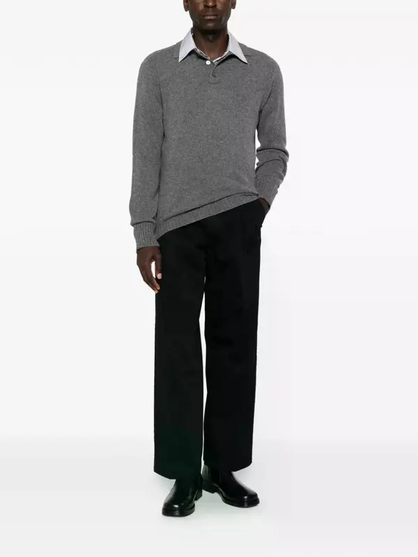 AMARANTO Button-fastening Polo Shirt