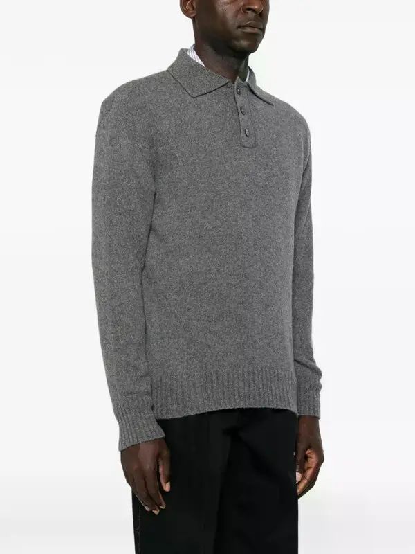 AMARANTO Button-fastening Polo Shirt