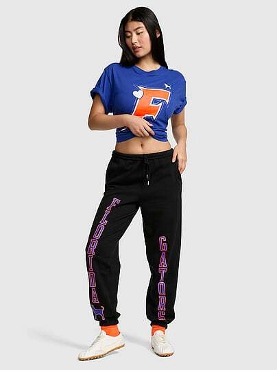 Pink College Collection Campus Fleece™ Bling Sweatpants