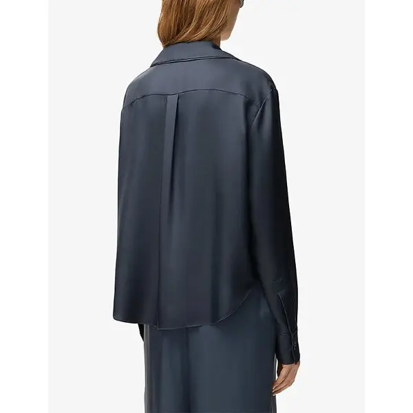Loewe Long-sleeve Silk Pyjama Blouse