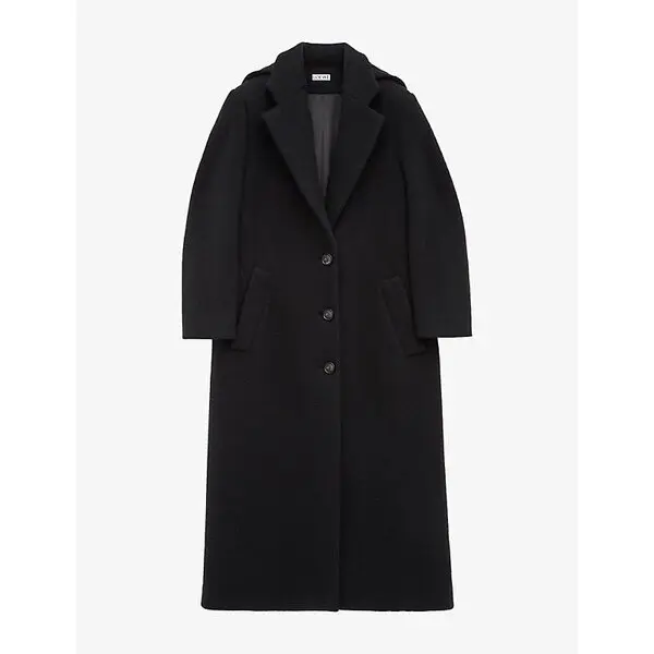 Loewe Hooded Long Cashmere Coat