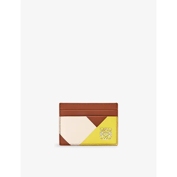 Loewe Angram Graphic Leather Card Holder - Multicolor Squirrel