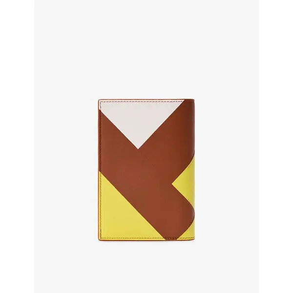 Loewe Anagram Graphic-print Leather Passport Cover