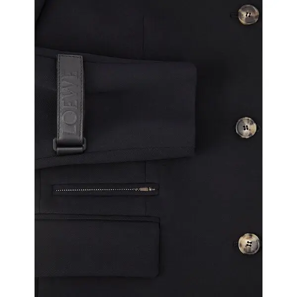 Loewe Single-breasted Wool-blend Blazer