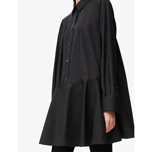 Loewe Peplum Cotton Shirt Dress