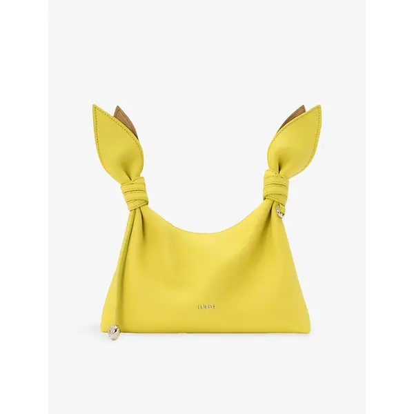 Loewe Scarf Mini Leather Handbag - Lemon