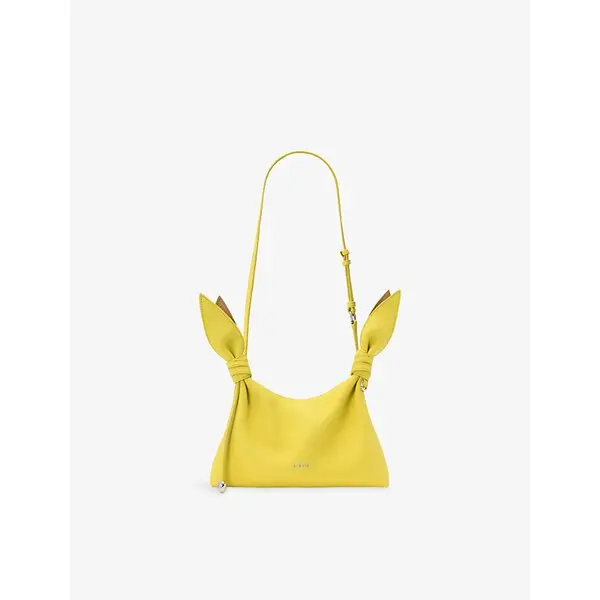 Loewe Scarf Mini Leather Handbag - Lemon
