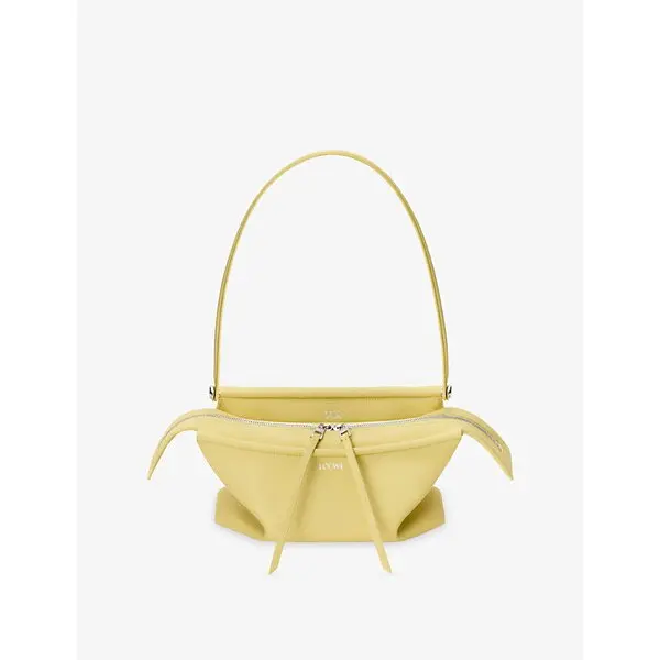Loewe Whisker Small Leather Handbag - Vanilla