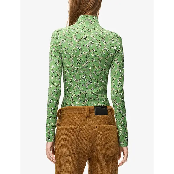 Loewe X Cosima Von Bonin Floral Jersey Top