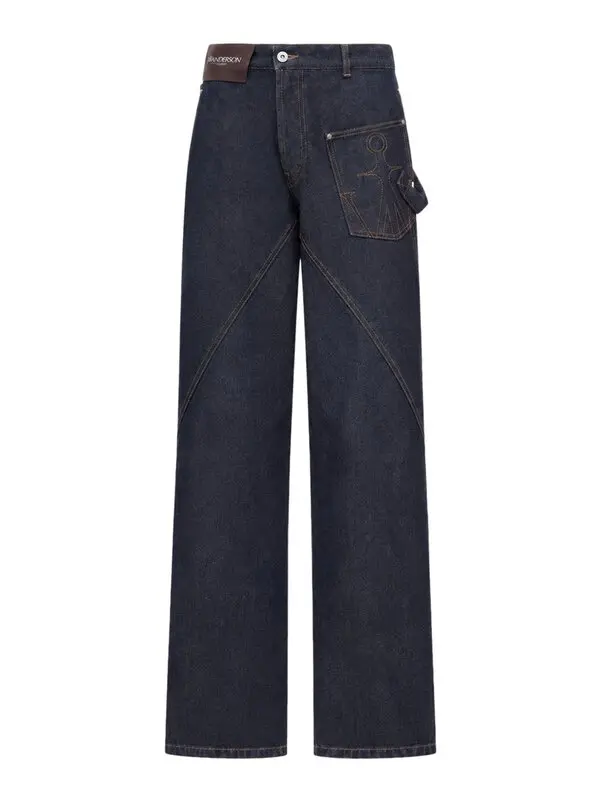 JW Anderson J.w.anderson Twisted Workwear Jeans - Indigo