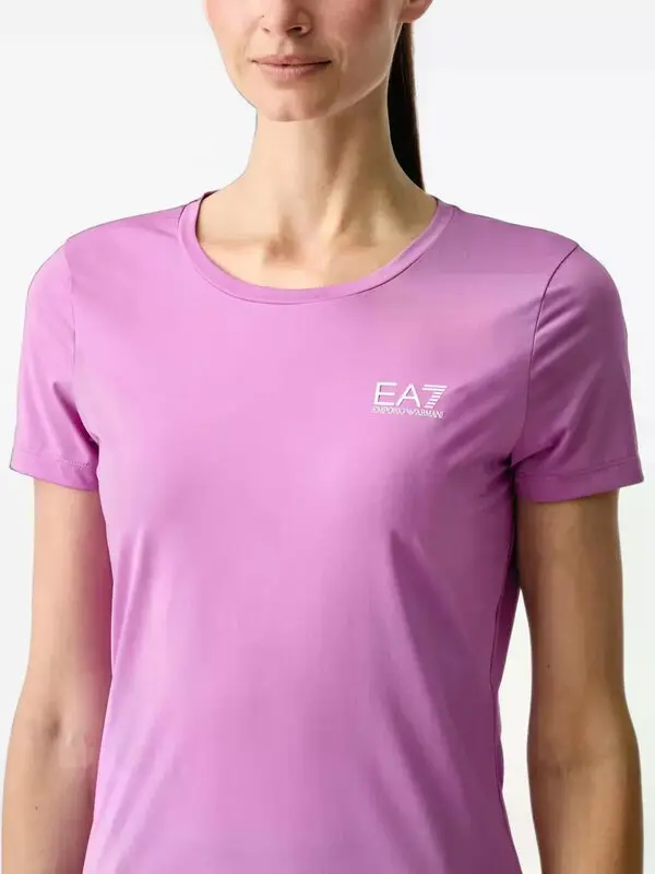 EA7 Vigor7 Logo-print Short-sleeve T-shirt