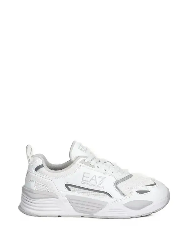 EA7 Logo-print Panelled Sneakers