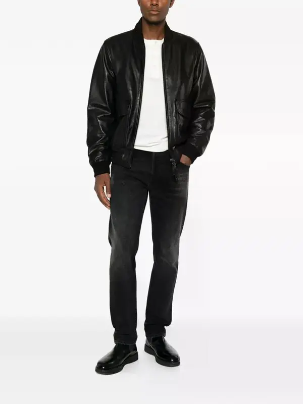 DONDUP Distressed Logo-patch Jeans