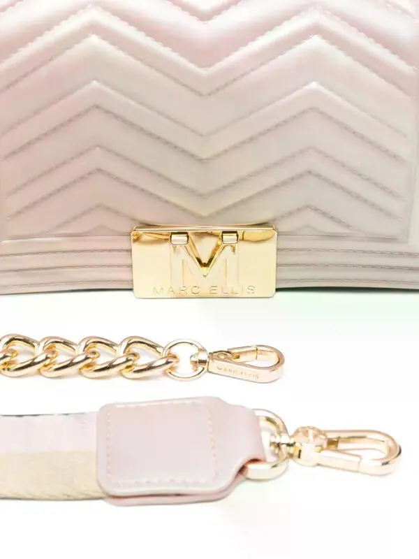 MARC ELLIS Xs Flat Wave 27 Chevron-quilted Totebag